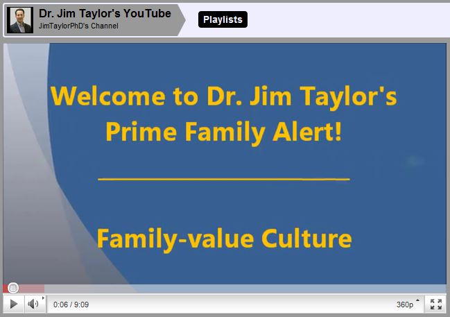 YouTube Channel: Prime Family Alert!: Create a Family-value Culture ...